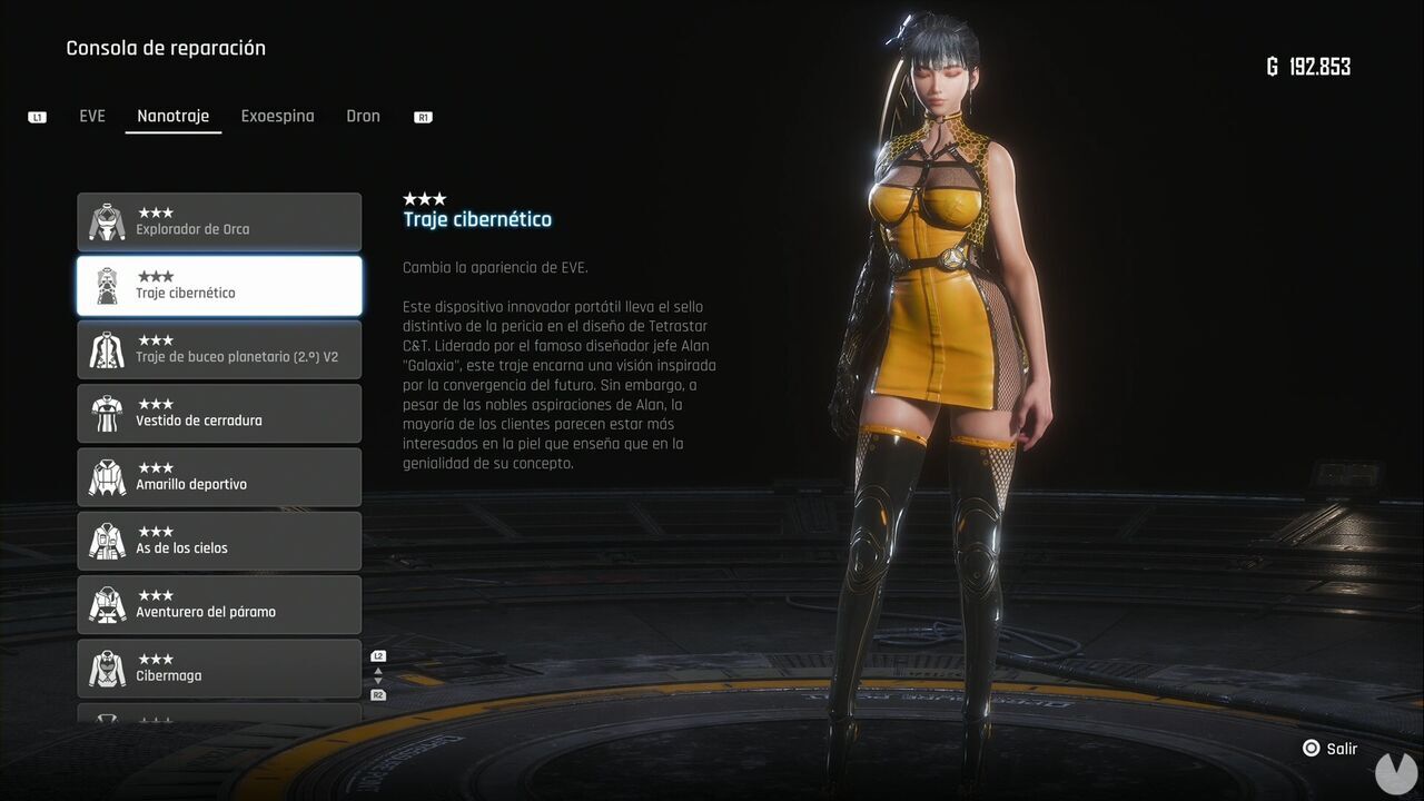 TODOS los trajes en Stellar Blade y cómo conseguirlos