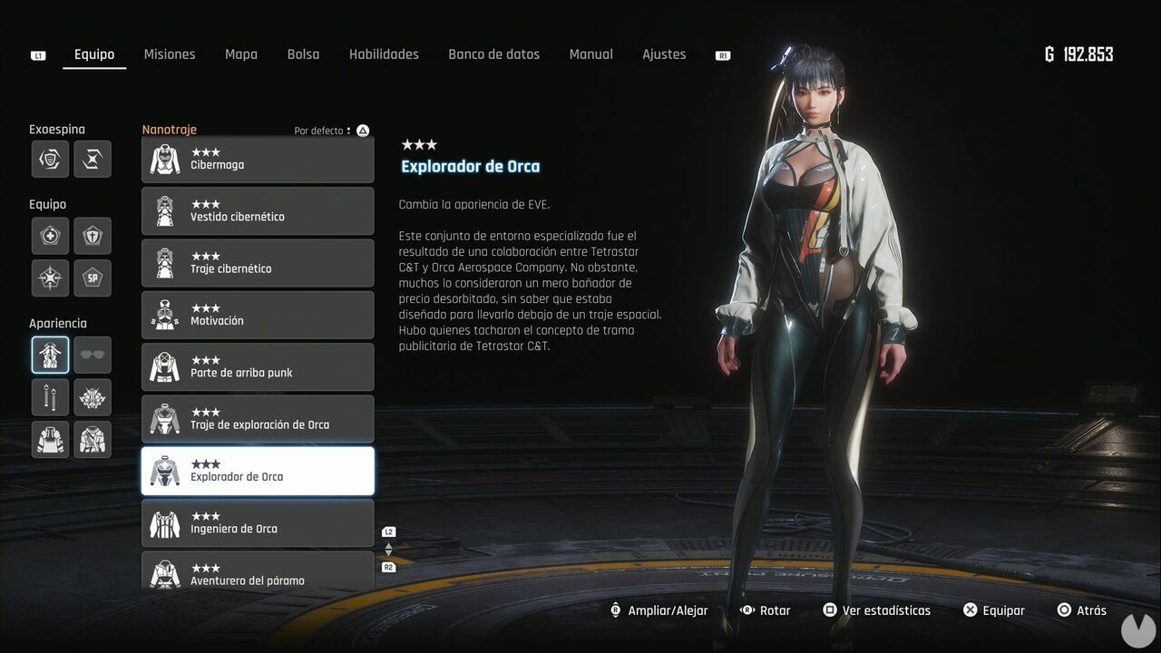 TODOS los trajes en Stellar Blade y cómo conseguirlos