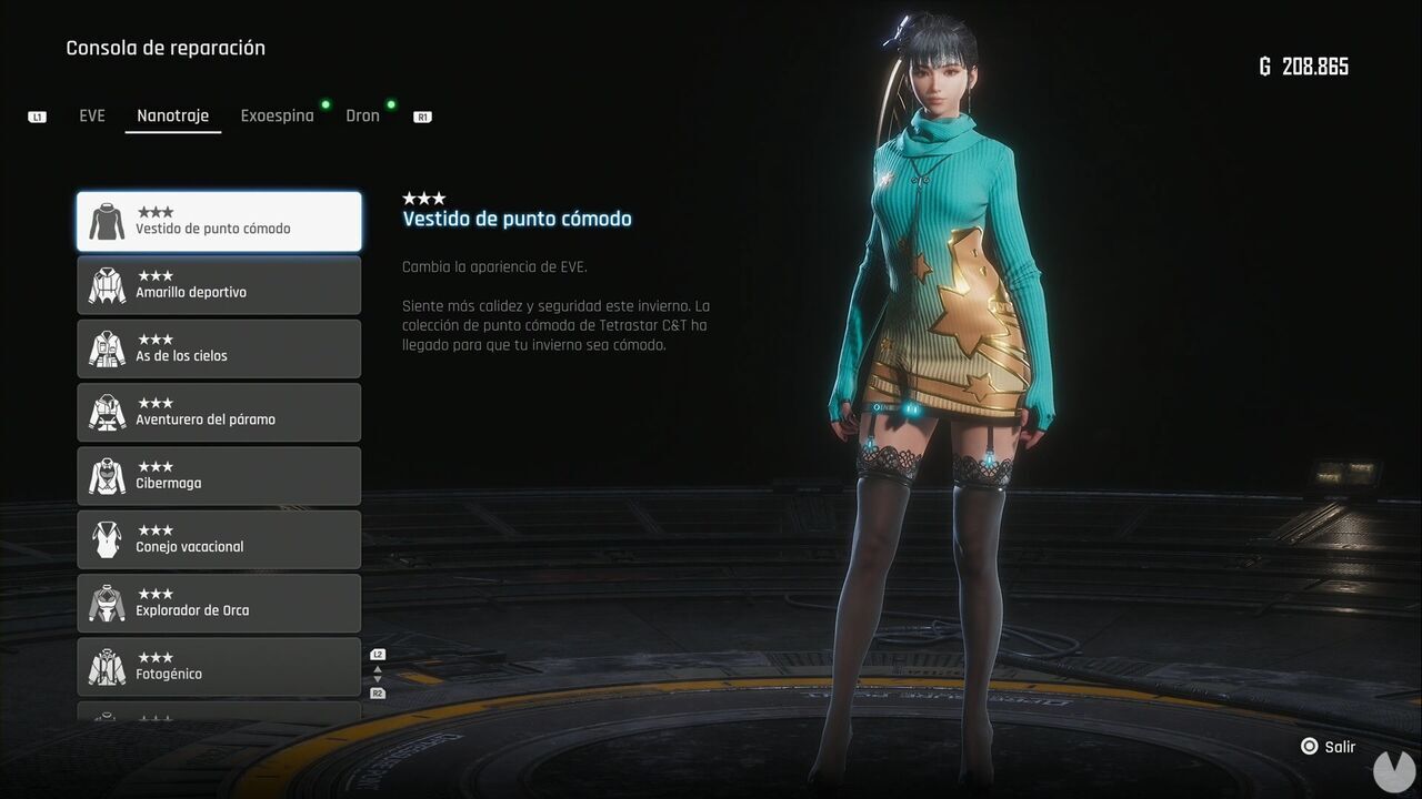 TODOS los trajes en Stellar Blade y cómo conseguirlos