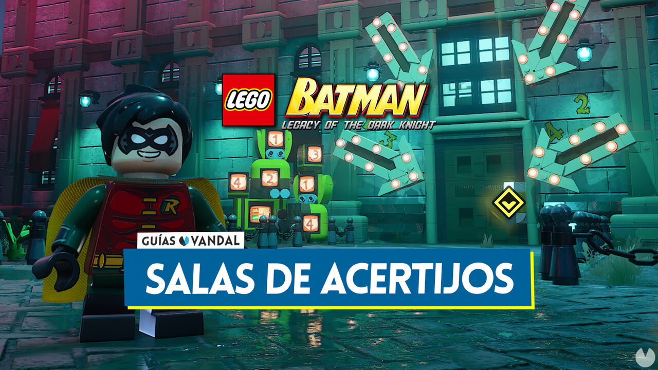 Todas las salas de acertijos en LEGO Batman El Legado del Caballero Oscuro