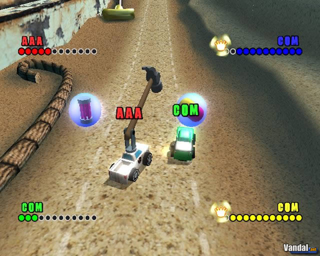 Análisis Micro Machines V4 - PS2, PC, PSP, NDS