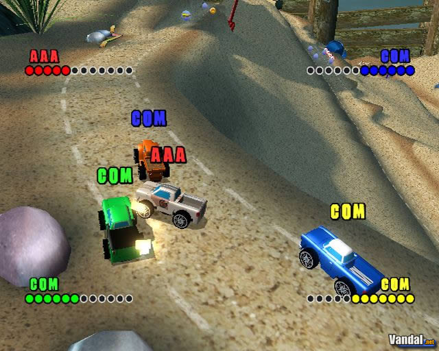 Análisis Micro Machines V4 - PS2, PC, PSP, NDS