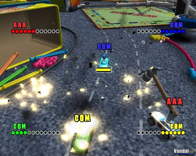 Análisis Micro Machines V4 - PS2, PC, PSP, NDS