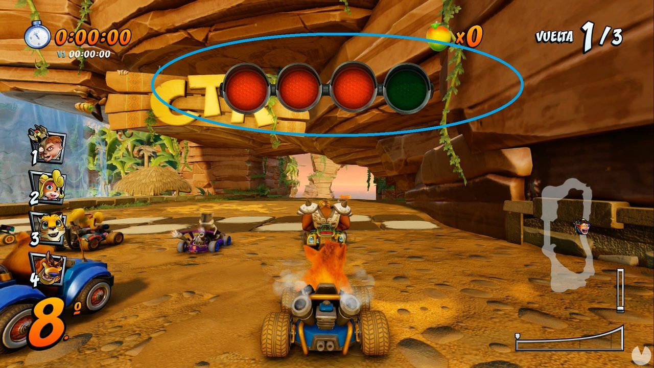 Crash Team Racing: ¿Cómo salir con turbo al principio de las carreras?