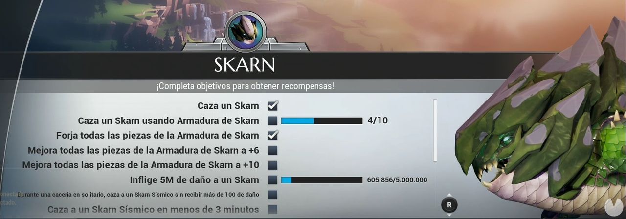 Skarn en Dauntless: cómo matarlo fácilmente y recompensas