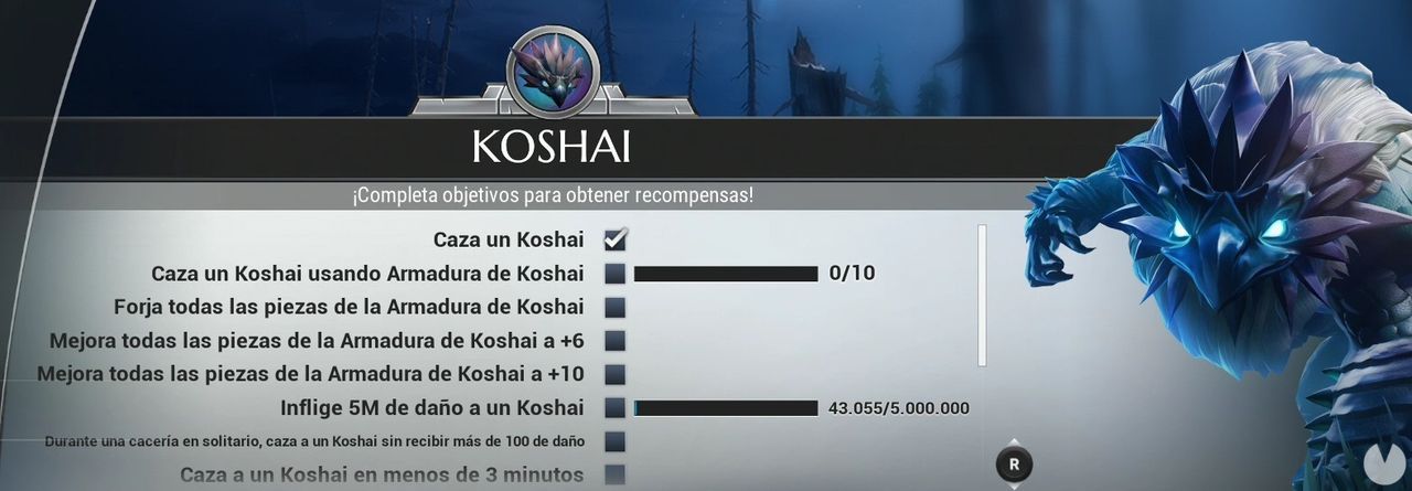 Koshai en Dauntless: cómo matarlo fácilmente y recompensas