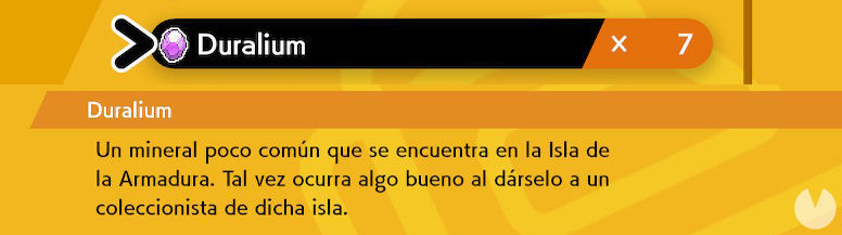 Cómo conseguir Duralium en la Isla de la Armadura