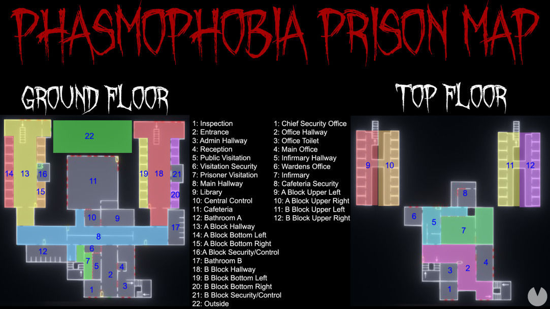 Phasmophobia: Todos los mapas disponibles, detalles y características