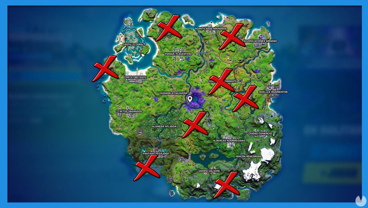 Fortnite T7: Bases de OI - Localización y objetos