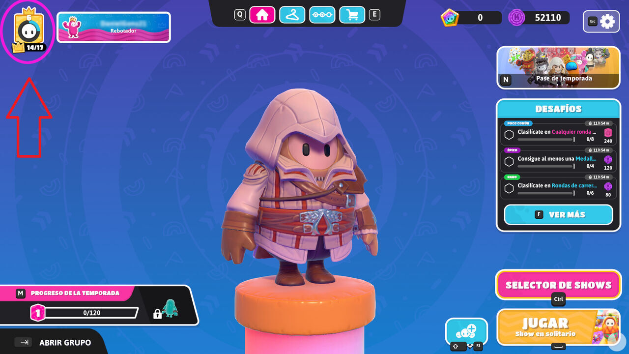 Rangos de corona en Fall Guys: Cómo ganar coronas, fragmentos y subir nivel