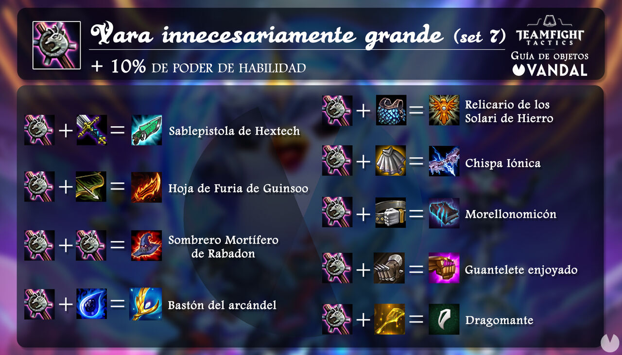 Teamfight Tactics (TFT): TODOS los Objetos, combinaciones, fusiones y ...