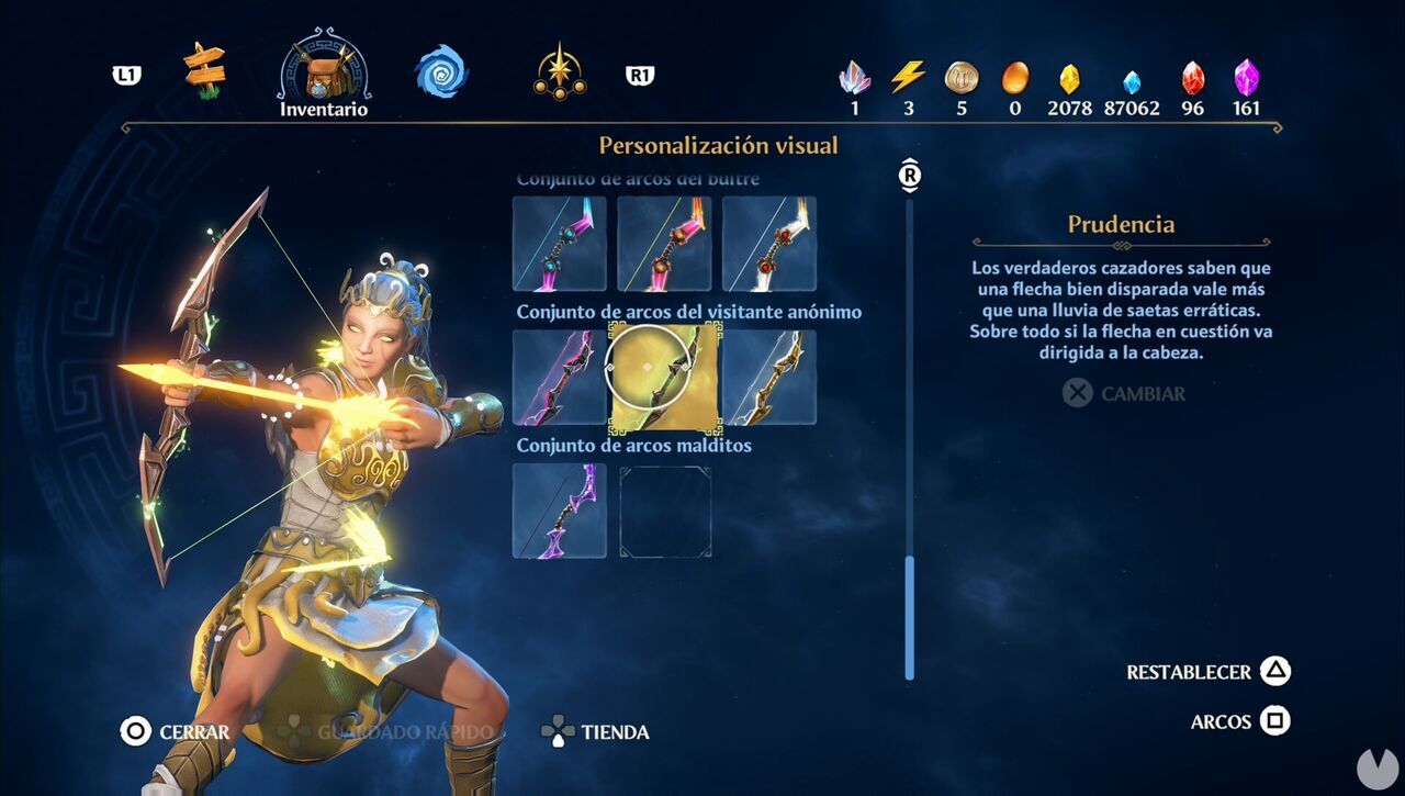 TODAS las armas en Immortals Fenyx Rising y cómo conseguirlas