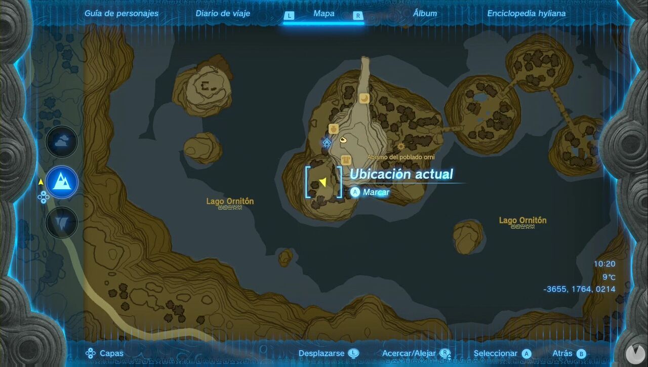Intercambio orni en Zelda: Tears of the Kingdom