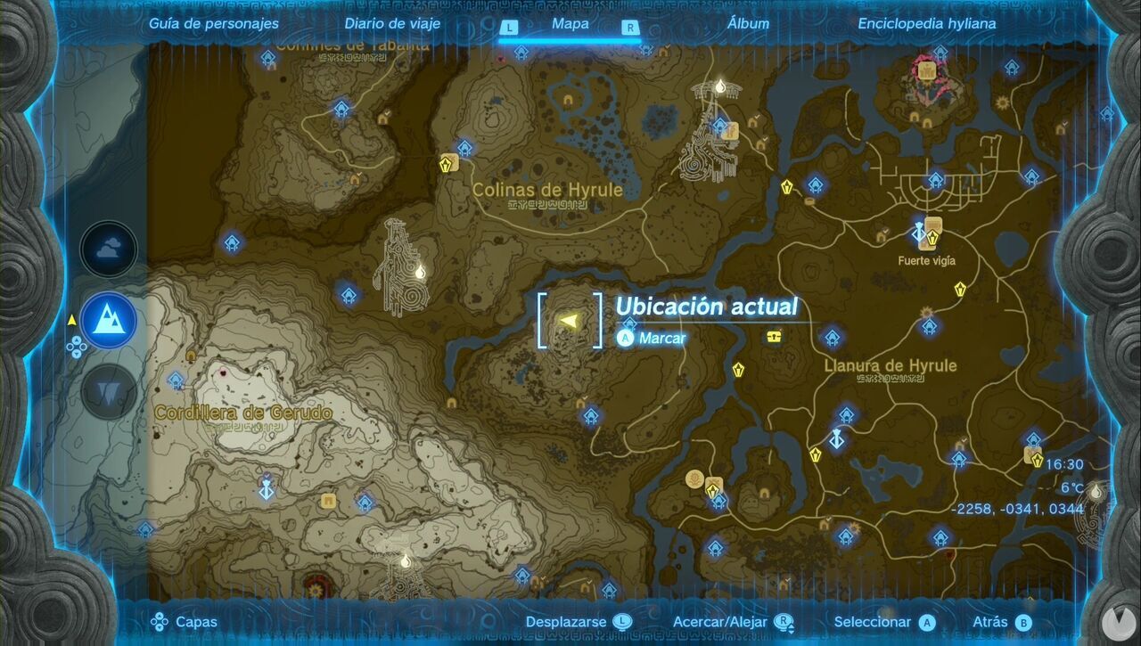 El cuadro de la posta en Zelda: Tears of the Kingdom