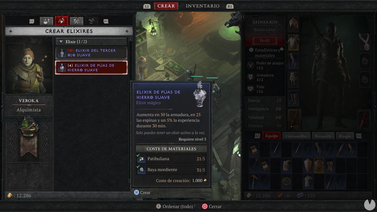 Elixires en Diablo 4: Todos los tipos, cómo conseguirlos y efectos