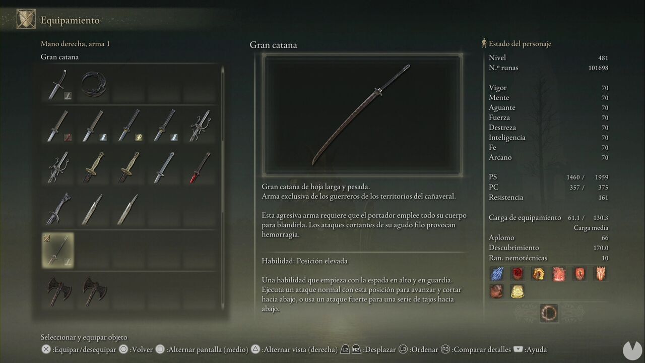 Todas las catanas grandes y cómo conseguirlas en Elden Ring: Shadow of ...