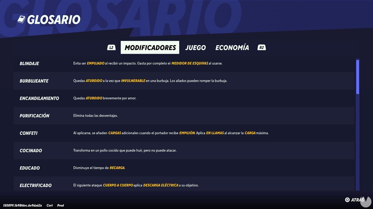 Glosario de términos en MultiVersus: Todos los modificadores y efectos ...