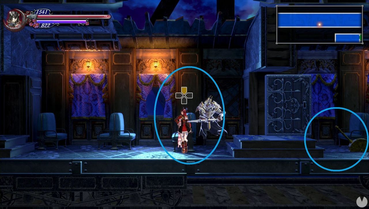 Guarida de los bégimos al 100% en Bloodstained: Ritual of the night