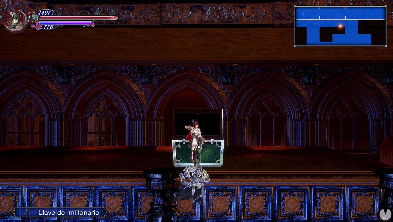 Guarida de los bégimos al 100% en Bloodstained: Ritual of the night