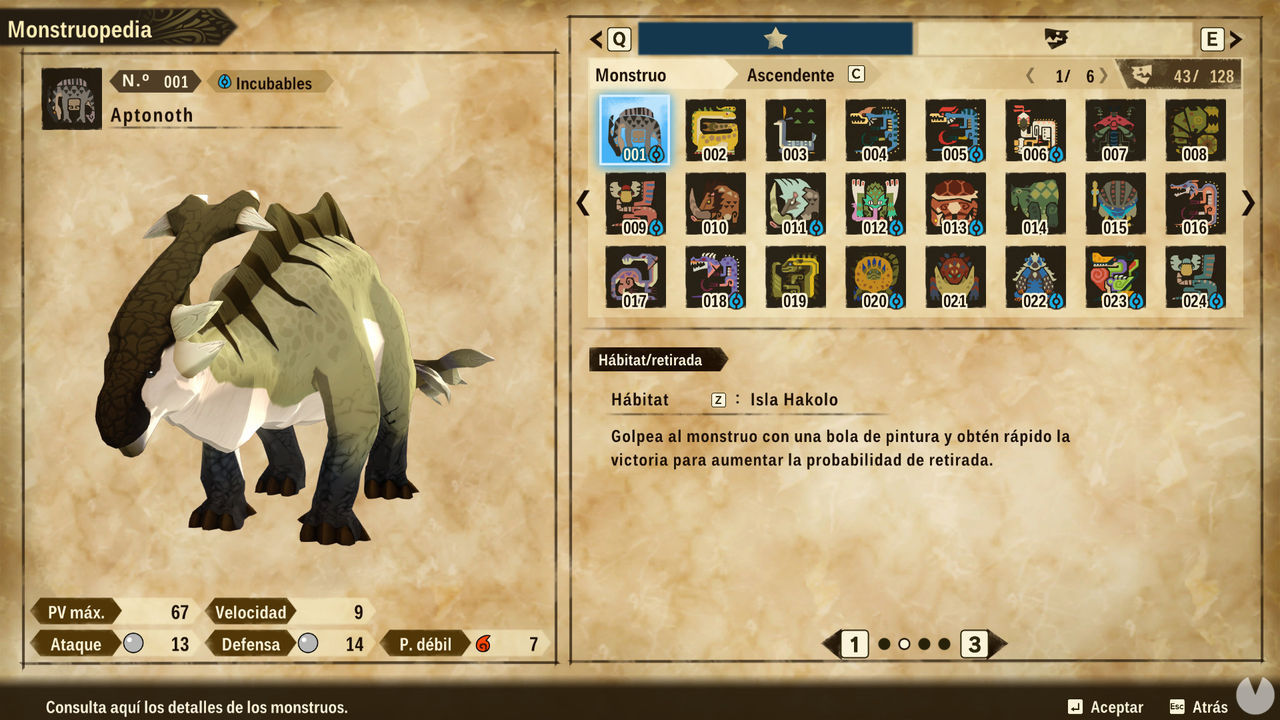 Aptonoth en Monster Hunter Stories 2: cómo cazarlo y recompensas