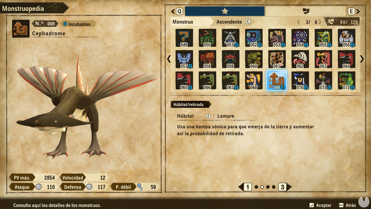 Cephadrome en Monster Hunter Stories 2: cómo cazarlo y recompensas