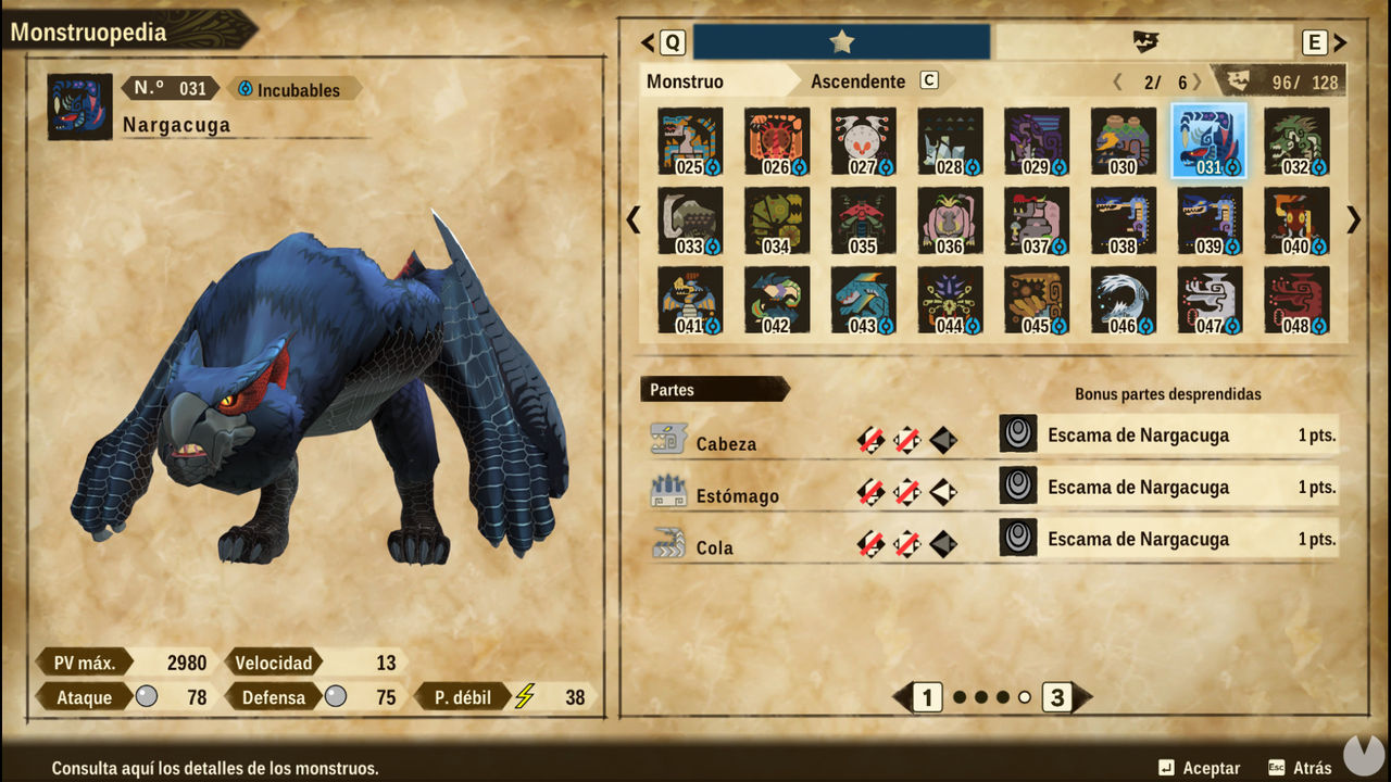 Nargacuga en Monster Hunter Stories 2: cómo cazarlo y recompensas