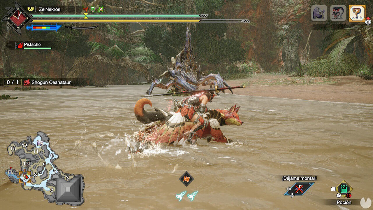 Shogun Ceanataur en Monster Hunter Rise: Cómo cazarlo y recompensas