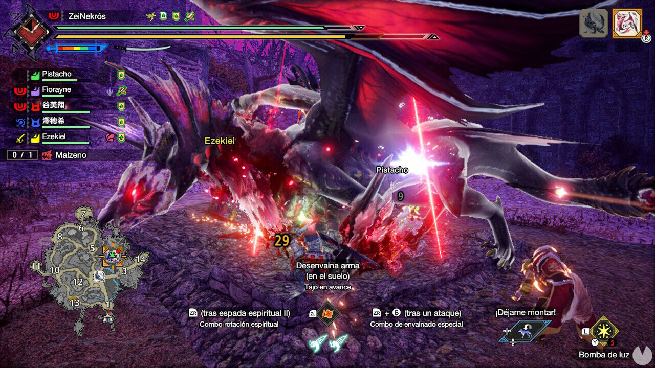 Plaga sangrienta en Monster Hunter Rise Sunbreak: Cómo curarla y efectos