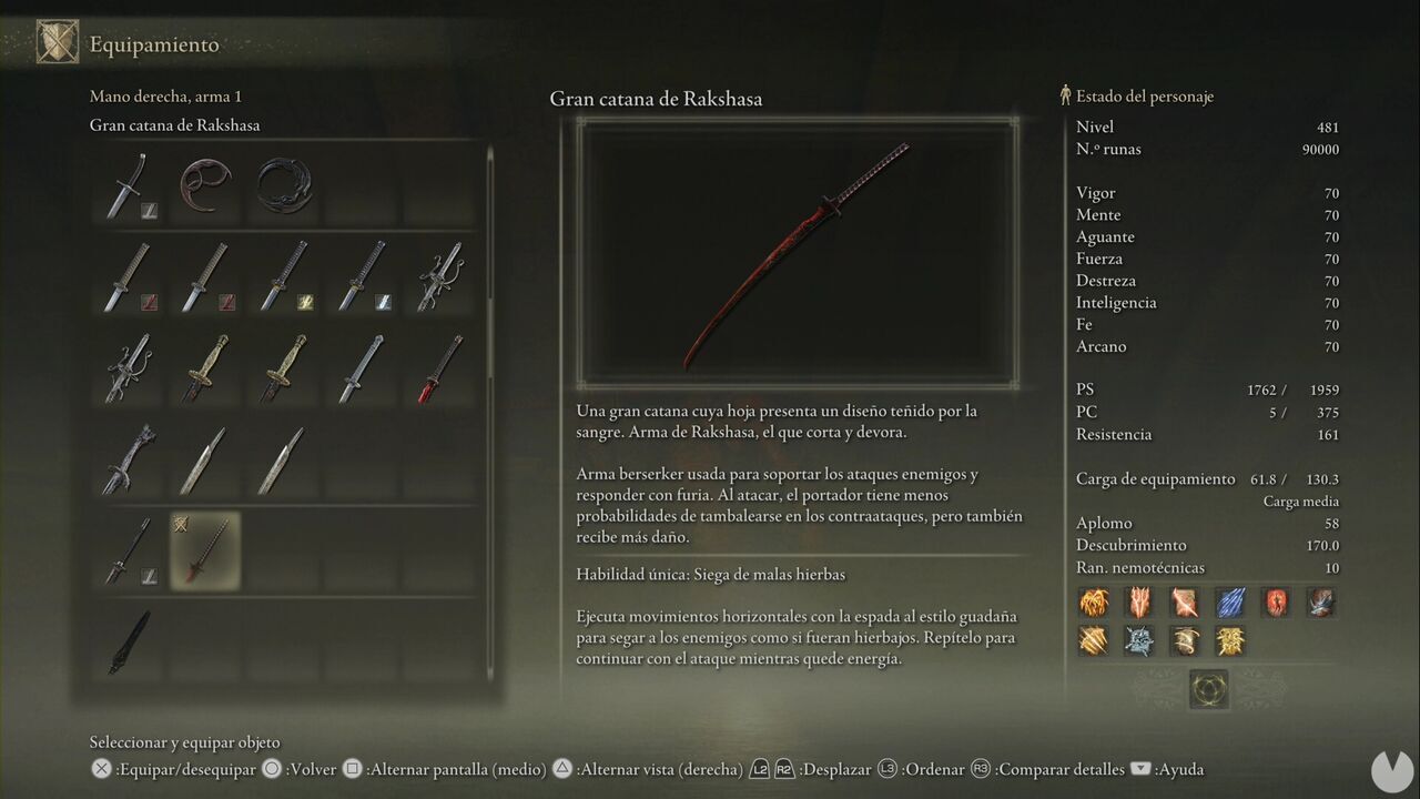 Todas las catanas grandes y cómo conseguirlas en Elden Ring: Shadow of ...