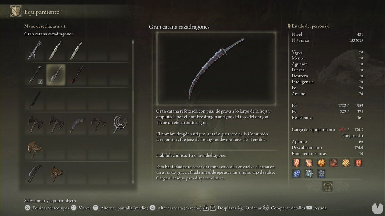 Todas las catanas grandes y cómo conseguirlas en Elden Ring: Shadow of ...