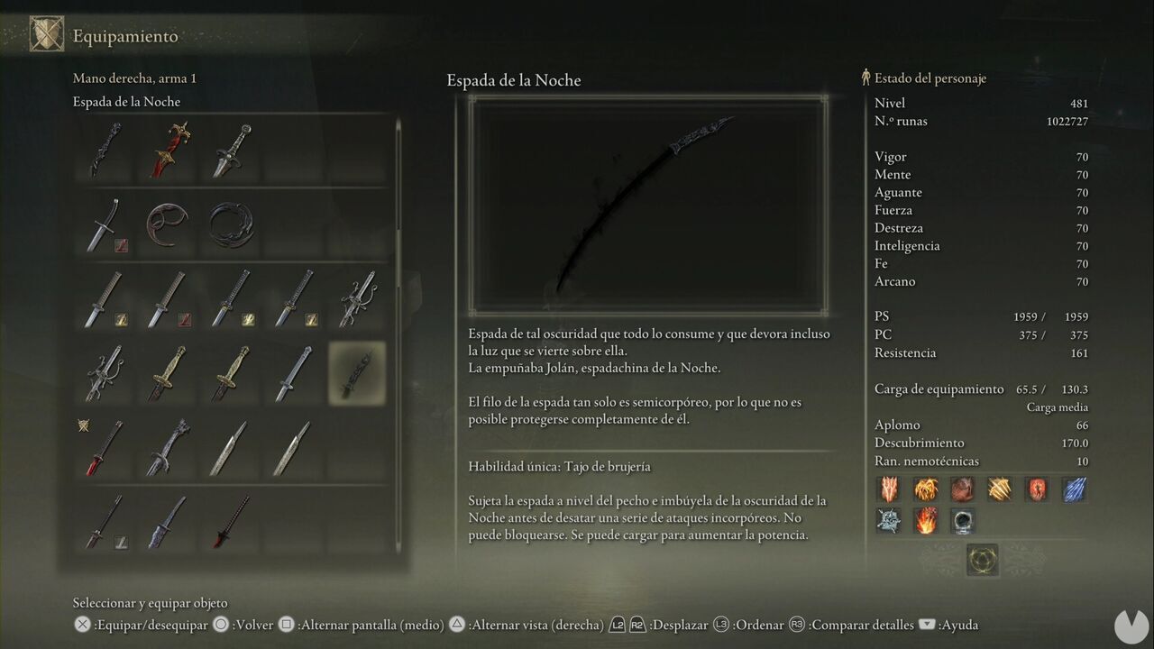 Todas las catanas y cómo conseguirlas en Elden Ring: Shadow of the Erdtree