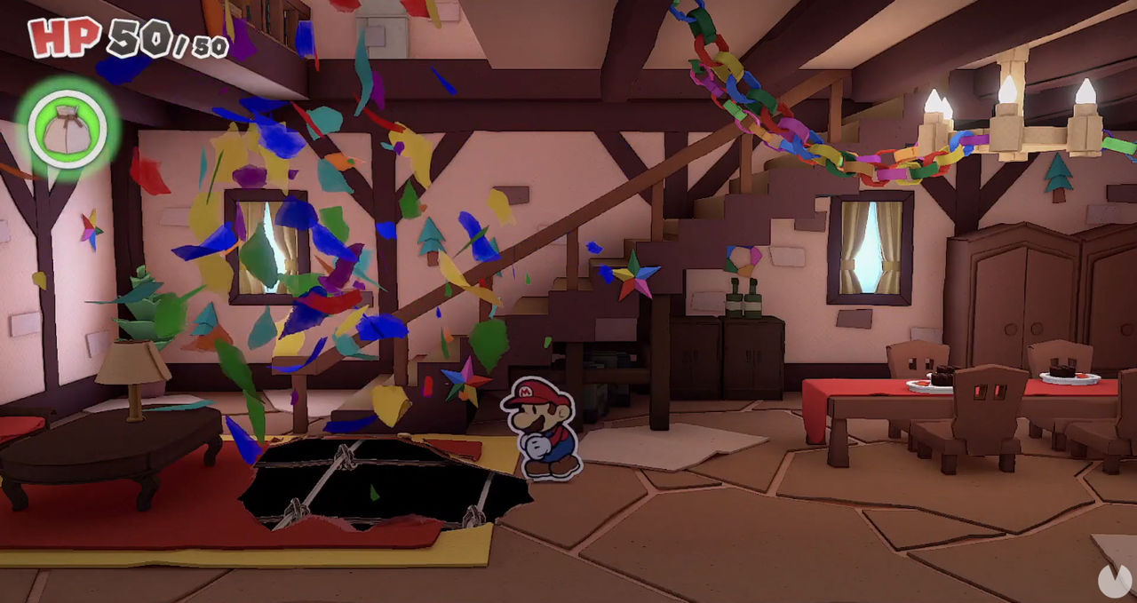 TODOS los agujeros en Villa Toad de Paper Mario The Origami King