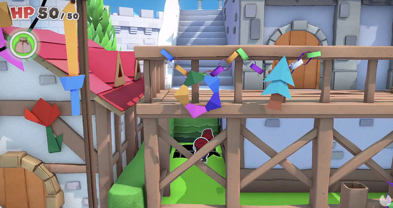 TODOS los agujeros en Villa Toad de Paper Mario The Origami King