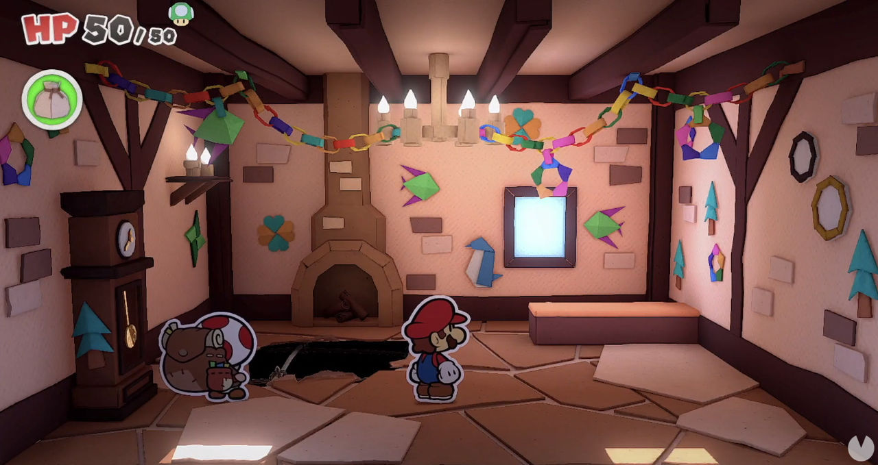 TODOS los agujeros en Villa Toad de Paper Mario The Origami King