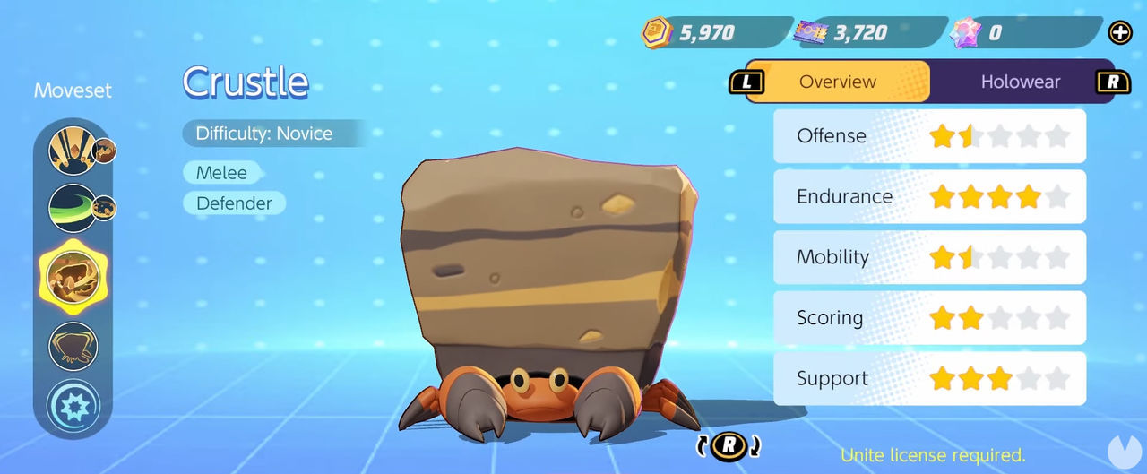 Crustle en Pokémon Unite: Mejor build, objetos, ataques y consejos