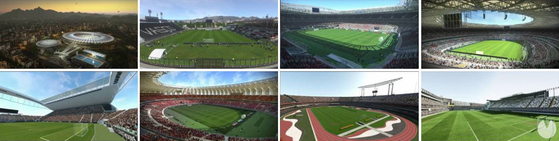 Todos los Estadios de Pro Evolution Soccer PES 2018
