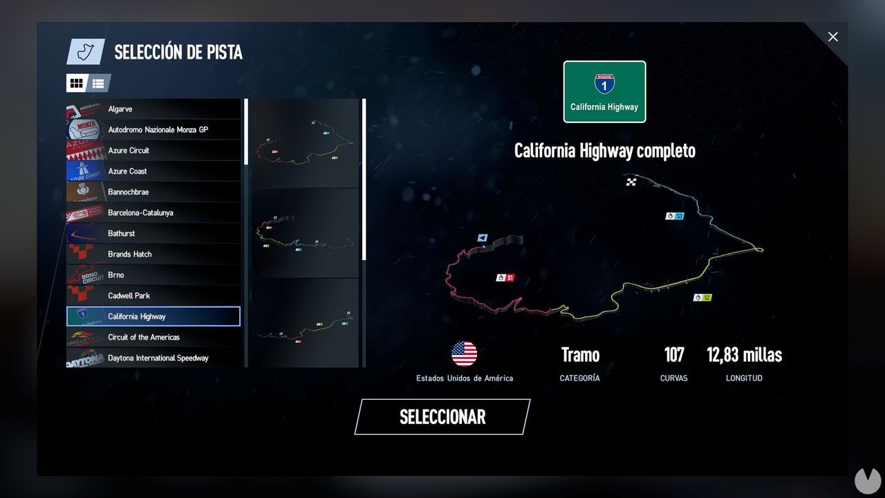 Todos los circuitos y pistas de Project Cars 2