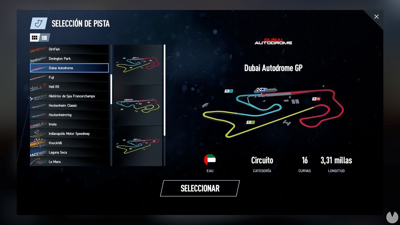 Todos los circuitos y pistas de Project Cars 2
