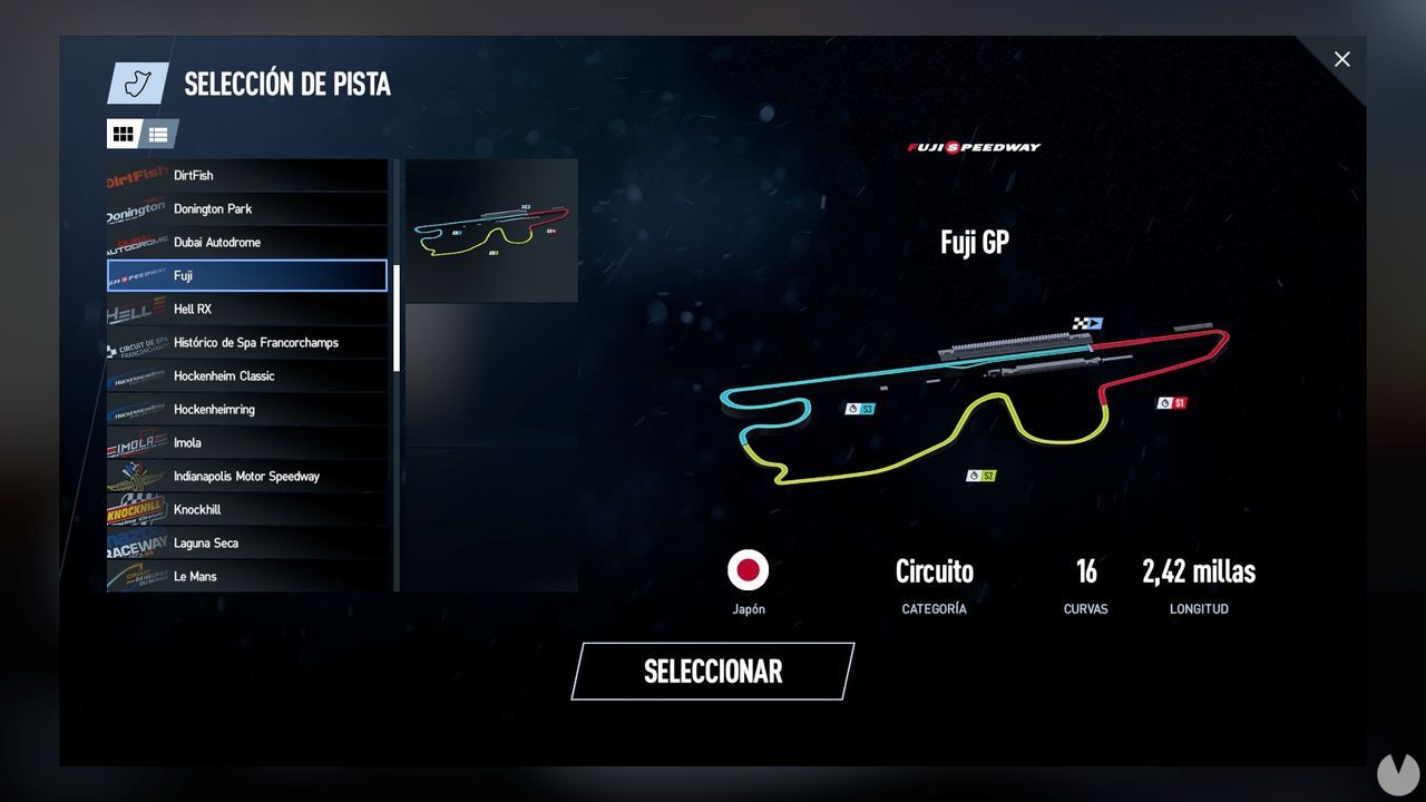 Todos los circuitos y pistas de Project Cars 2