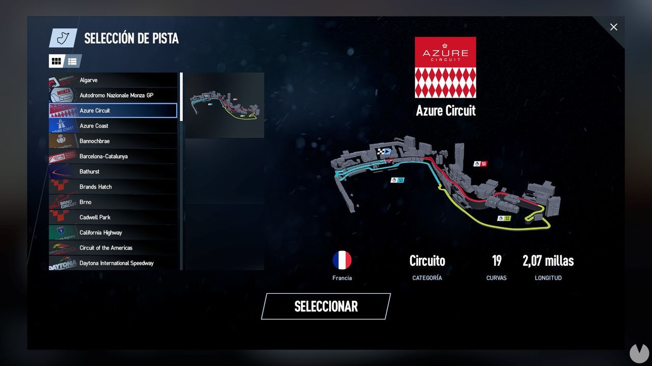 Todos los circuitos y pistas de Project Cars 2