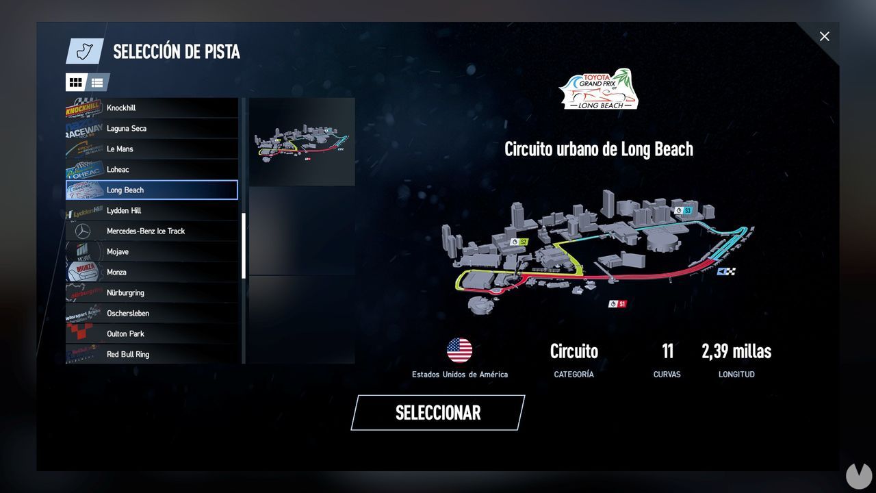 Todos los circuitos y pistas de Project Cars 2