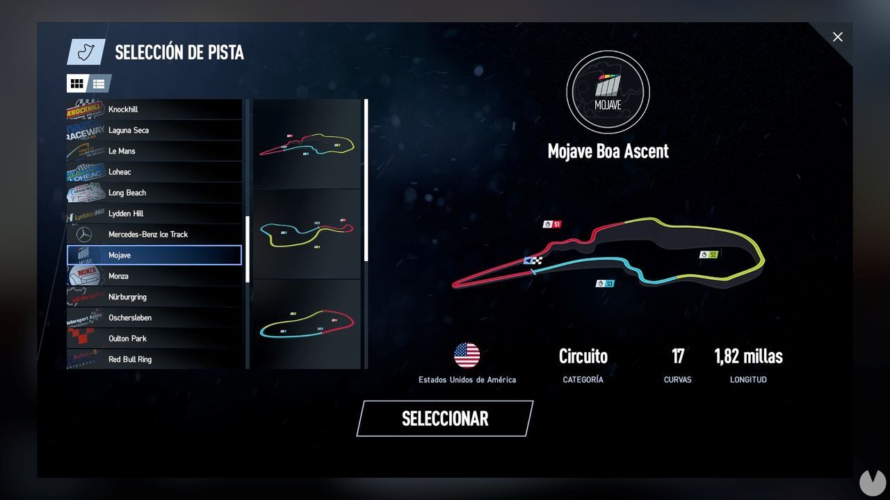 Todos los circuitos y pistas de Project Cars 2