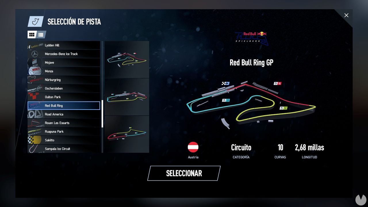 Todos los circuitos y pistas de Project Cars 2