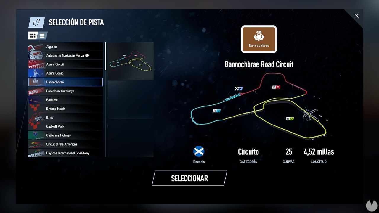 Todos los circuitos y pistas de Project Cars 2