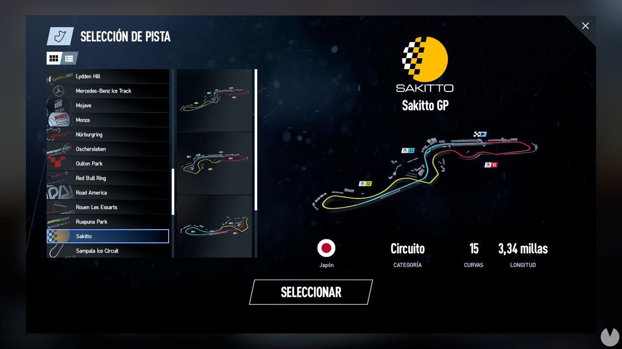 Todos los circuitos y pistas de Project Cars 2
