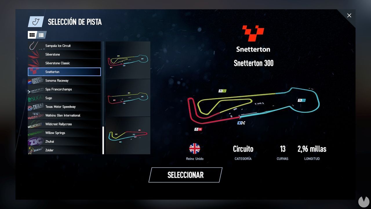 Todos los circuitos y pistas de Project Cars 2