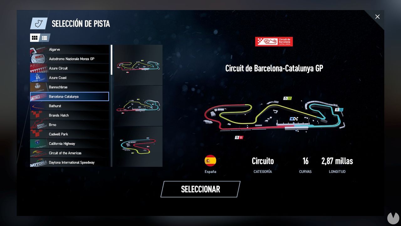 Todos los circuitos y pistas de Project Cars 2