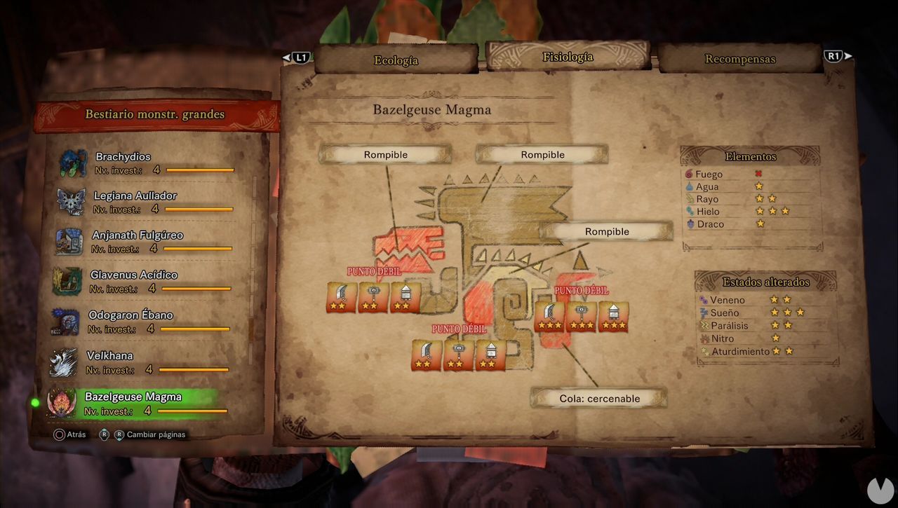 Bazelgeuse Magma en Monster Hunter World: cómo cazarlo y recompensas