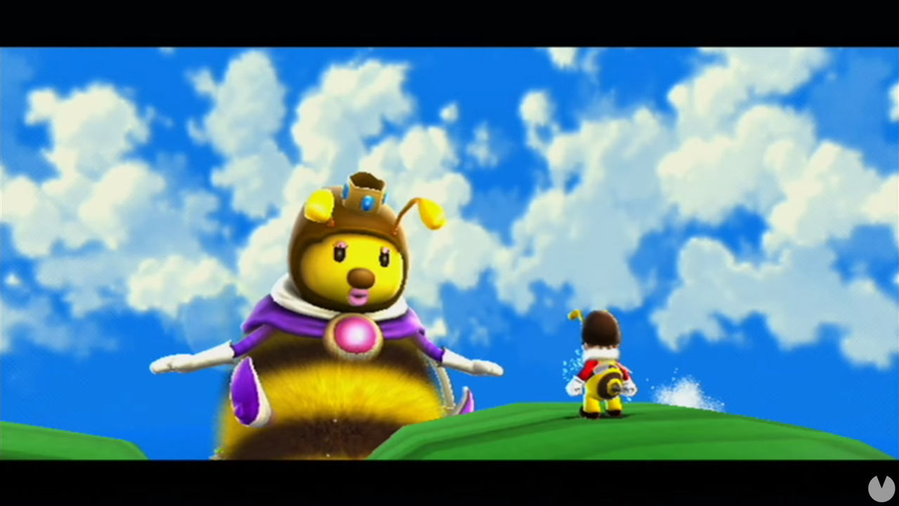 Galaxia del Reino de Abejas en Super Mario Galaxy al 100% y estrellas