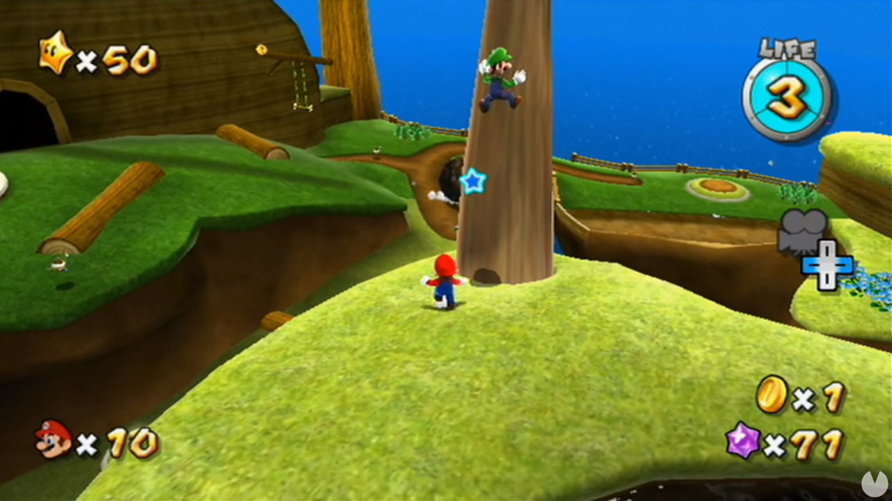 Galaxia del Reino de Abejas en Super Mario Galaxy al 100% y estrellas